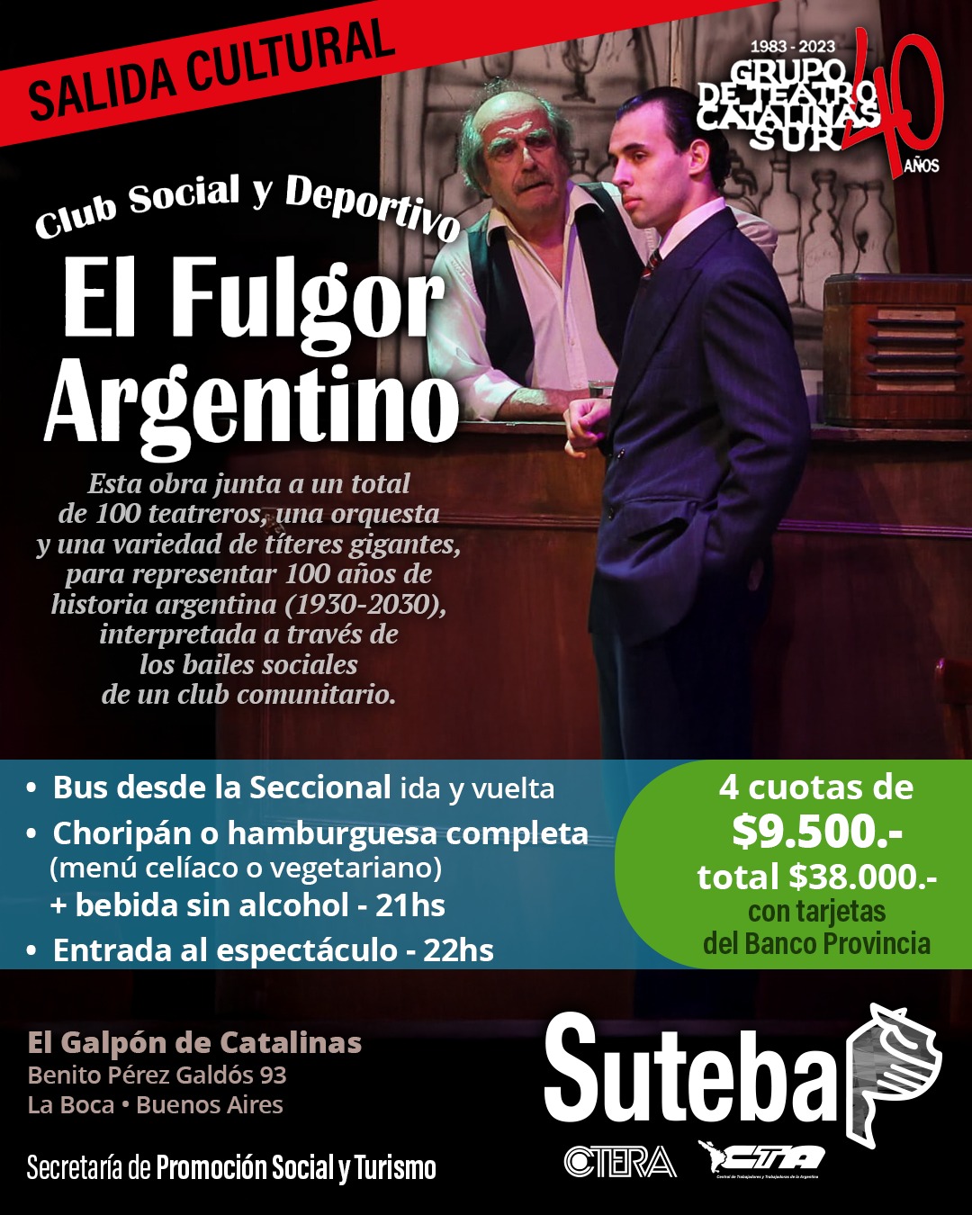 SALIDAS CULTURALES: EL FULGOR ARGENTINO - Suteba